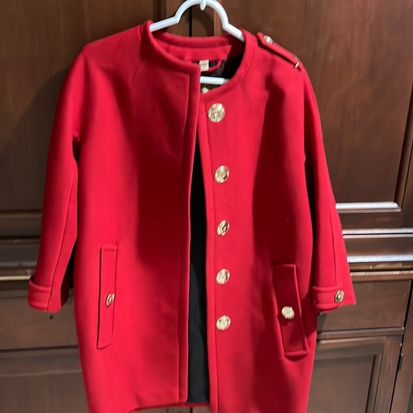 Burberry | Jackets & Coats | Burberry Red Women Jacket | Poshmark